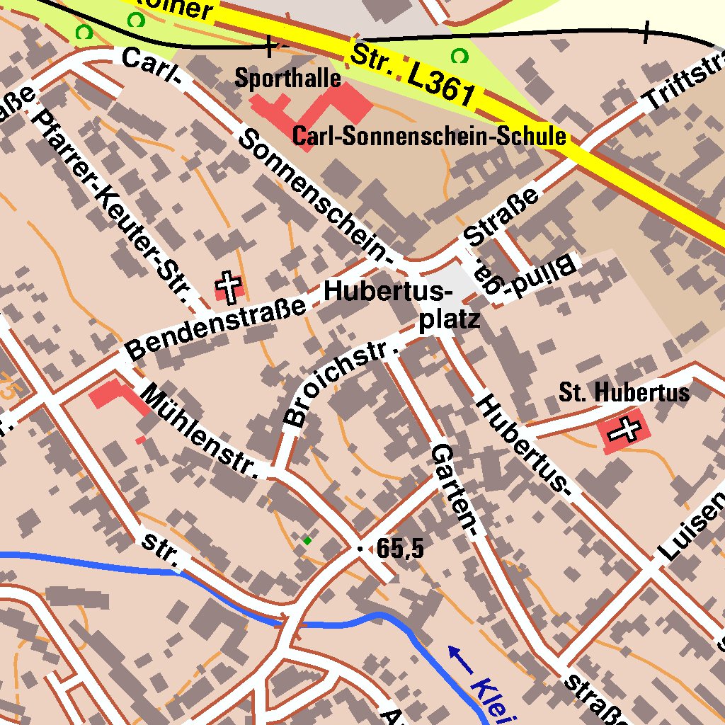 Bergheim 1 (1:10,000) Map by Bezirksregierung Koln | Avenza Maps