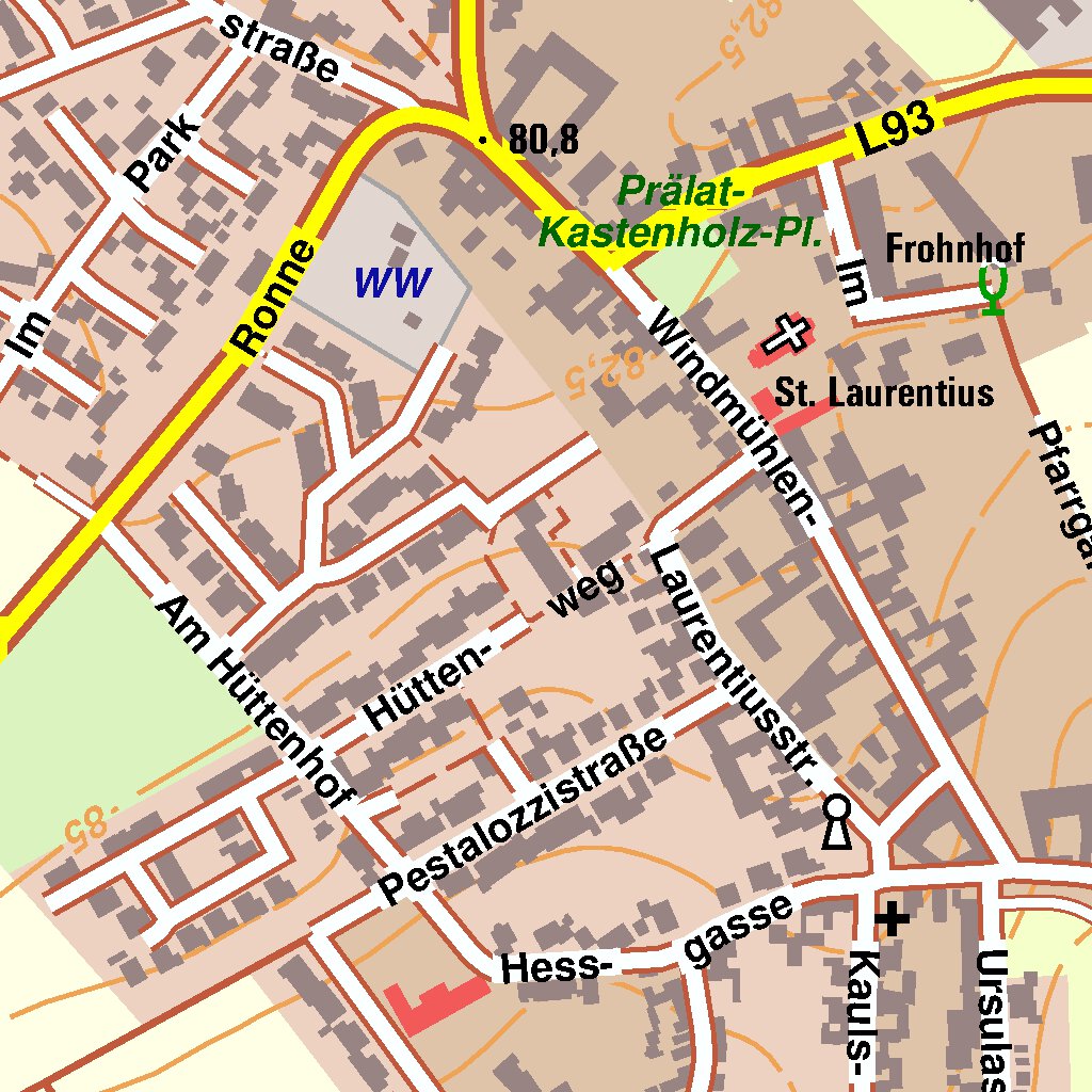 Bergheim 6 (1:10,000) Map by Bezirksregierung Koln | Avenza Maps