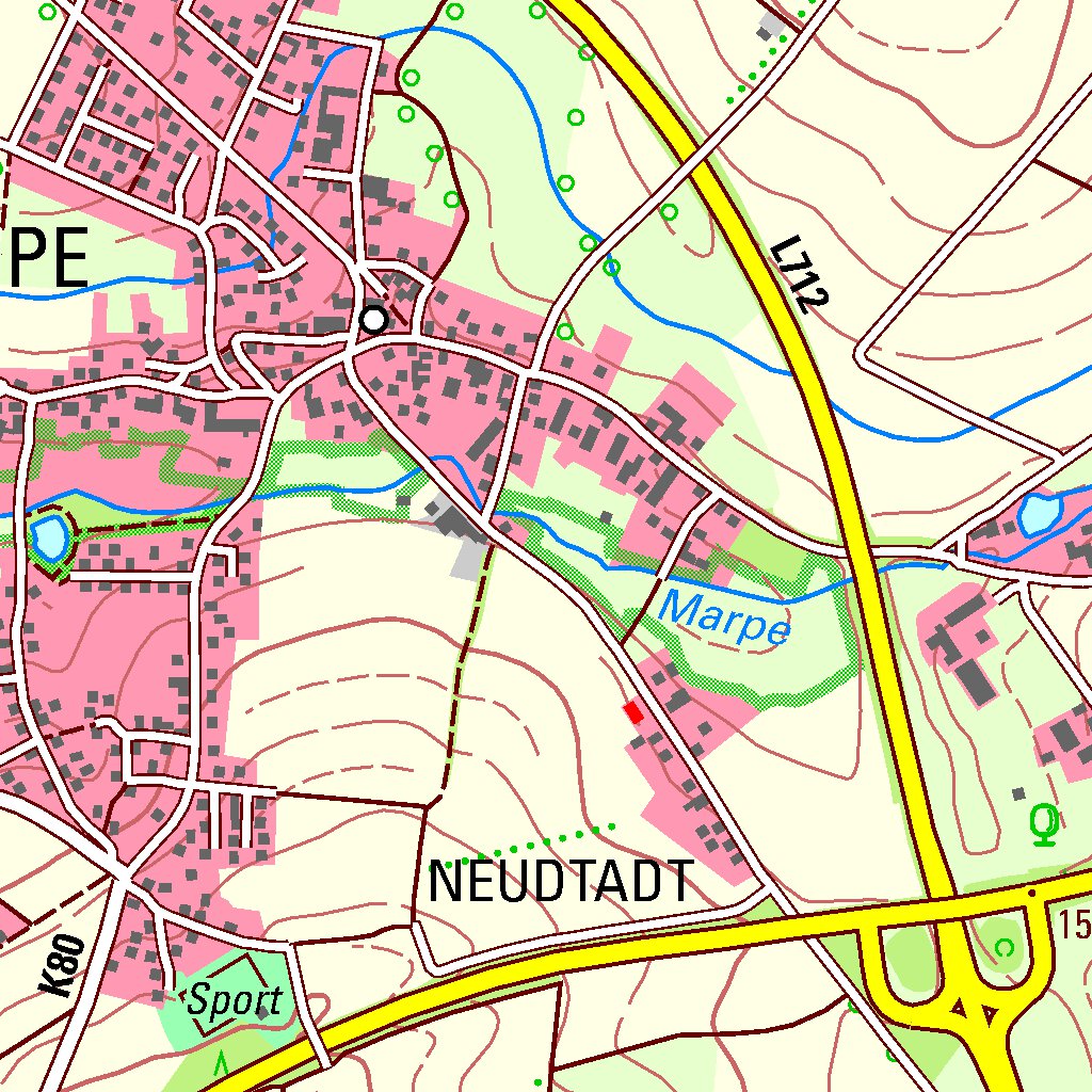 Blomberg 1 (1:25,000) Map by Bezirksregierung Koln | Avenza Maps
