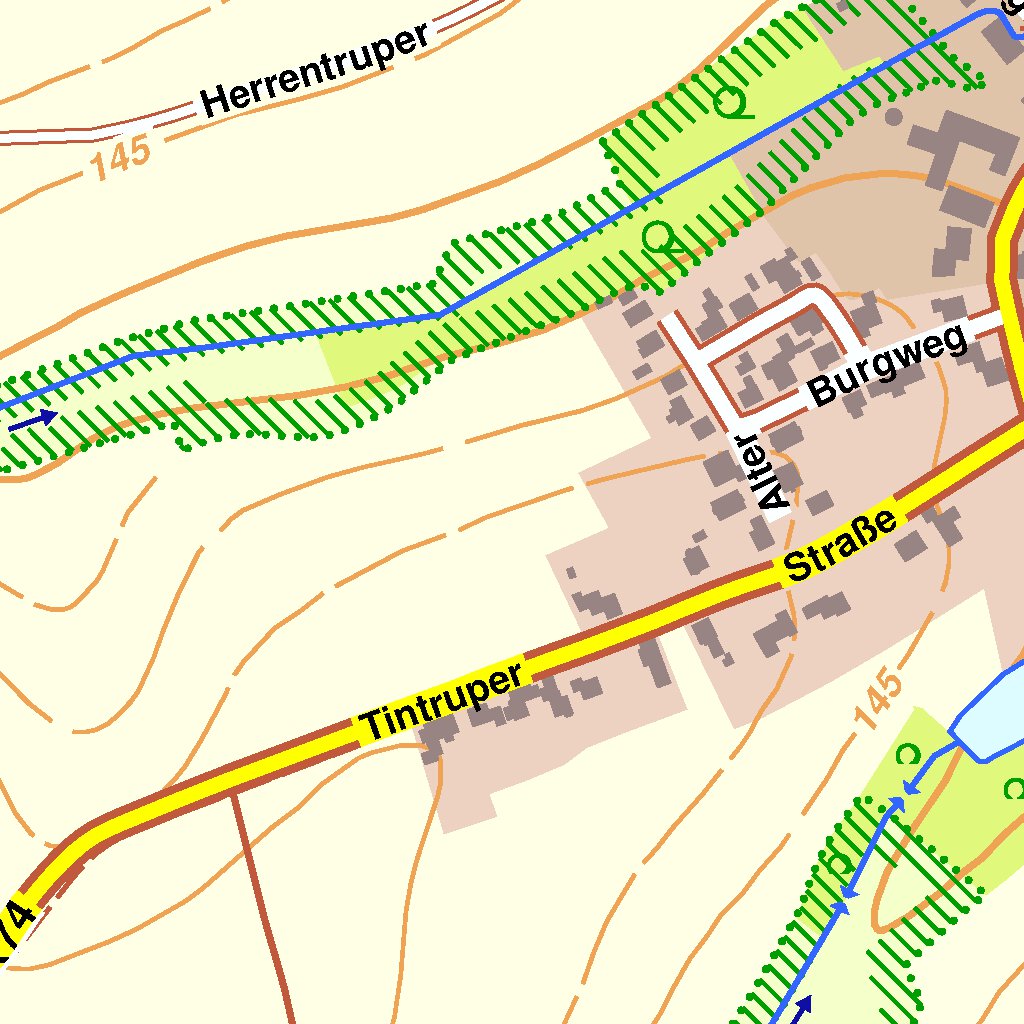 Blomberg 7 (1:10,000) Map by Bezirksregierung Koln | Avenza Maps
