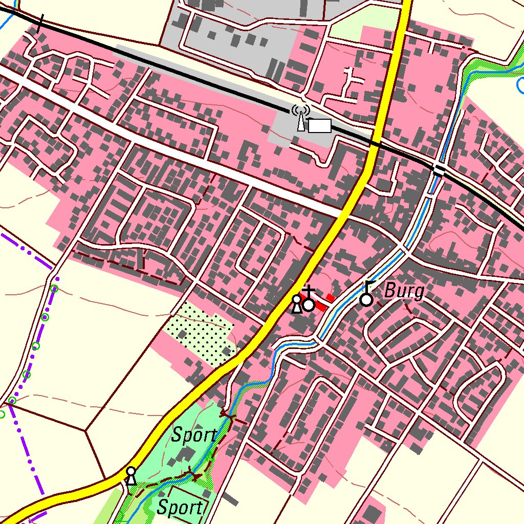 Euskirchen 1 (1:25,000) Map by Bezirksregierung Koln | Avenza Maps