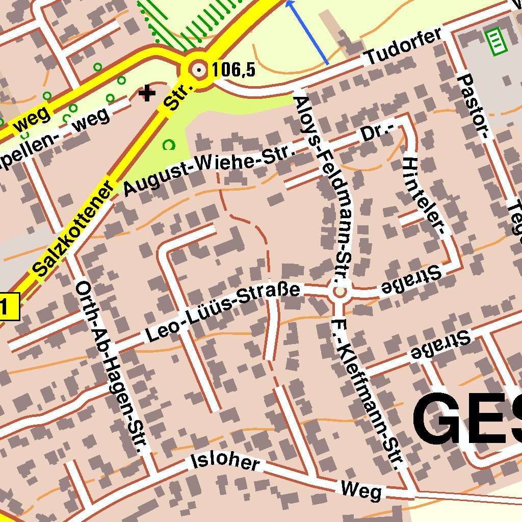 Geseke 5 (1:10,000) Map by Bezirksregierung Koln | Avenza Maps
