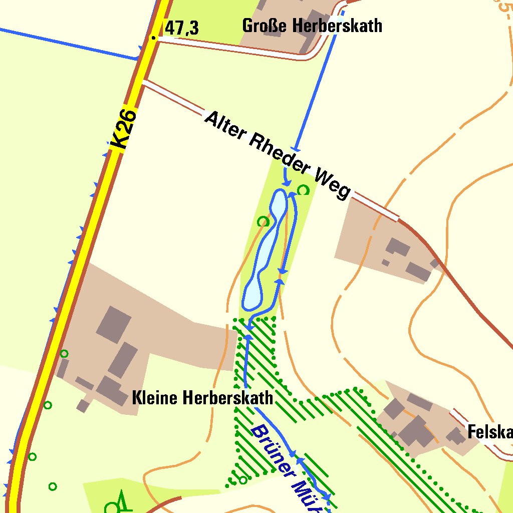 Hamminkeln 5 (1:10,000) Map by Bezirksregierung Koln | Avenza Maps