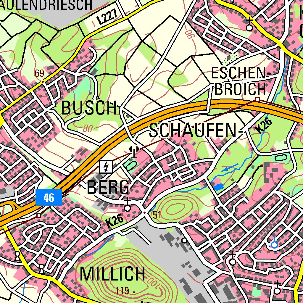 Heinsberg 1 (1:50,000) Map by Bezirksregierung Koln | Avenza Maps