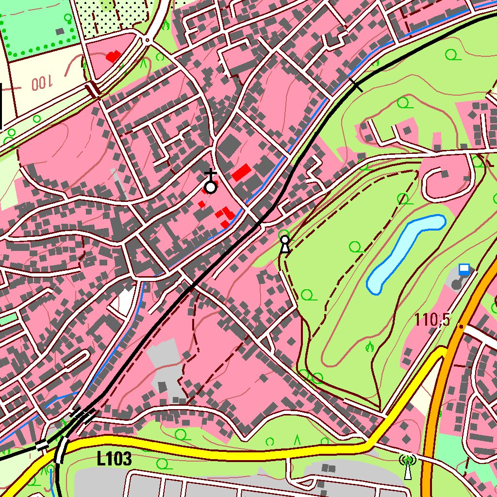 Hürth (1:25,000) Map by Bezirksregierung Koln | Avenza Maps