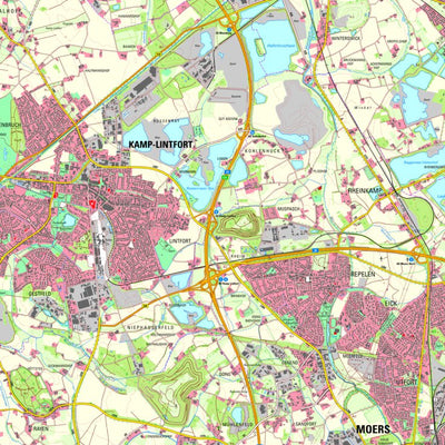 Kamp-Lintfort (1:25,000) Map by Bezirksregierung Koln | Avenza Maps