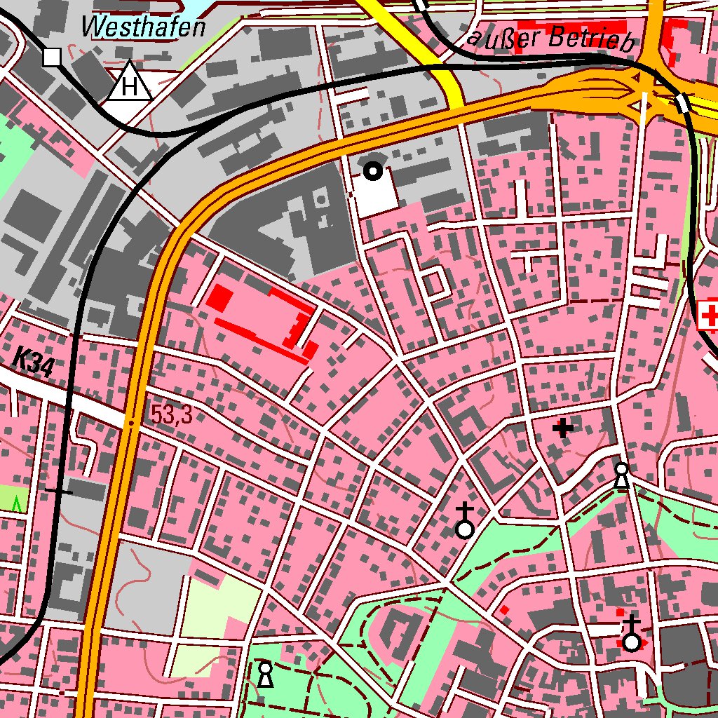 Minden (1:25,000) Map by Bezirksregierung Koln | Avenza Maps