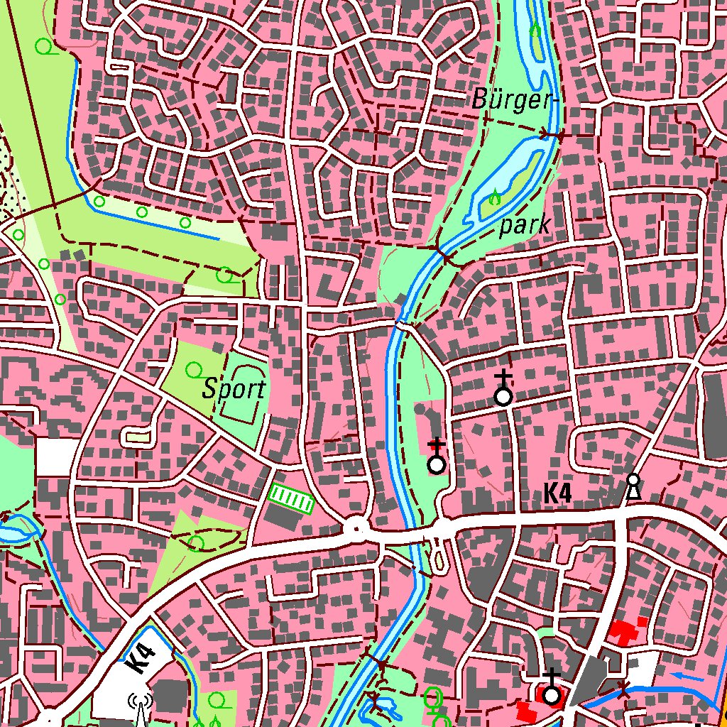Senden (1:25,000) Map by Bezirksregierung Koln | Avenza Maps
