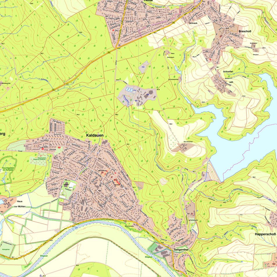 Siegburg 2 (1:10,000) Map by Bezirksregierung Koln | Avenza Maps