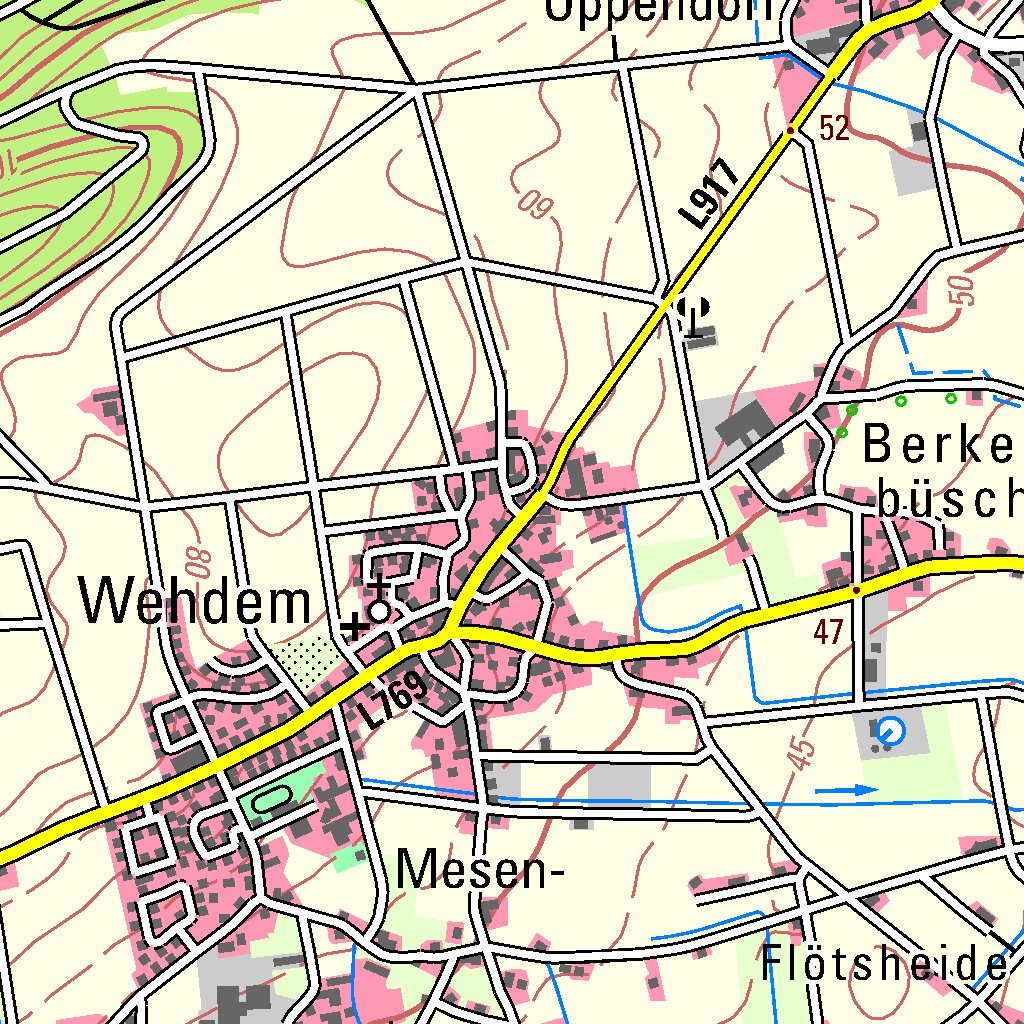 Stemwede 1 (1:50,000) Map by Bezirksregierung Koln | Avenza Maps