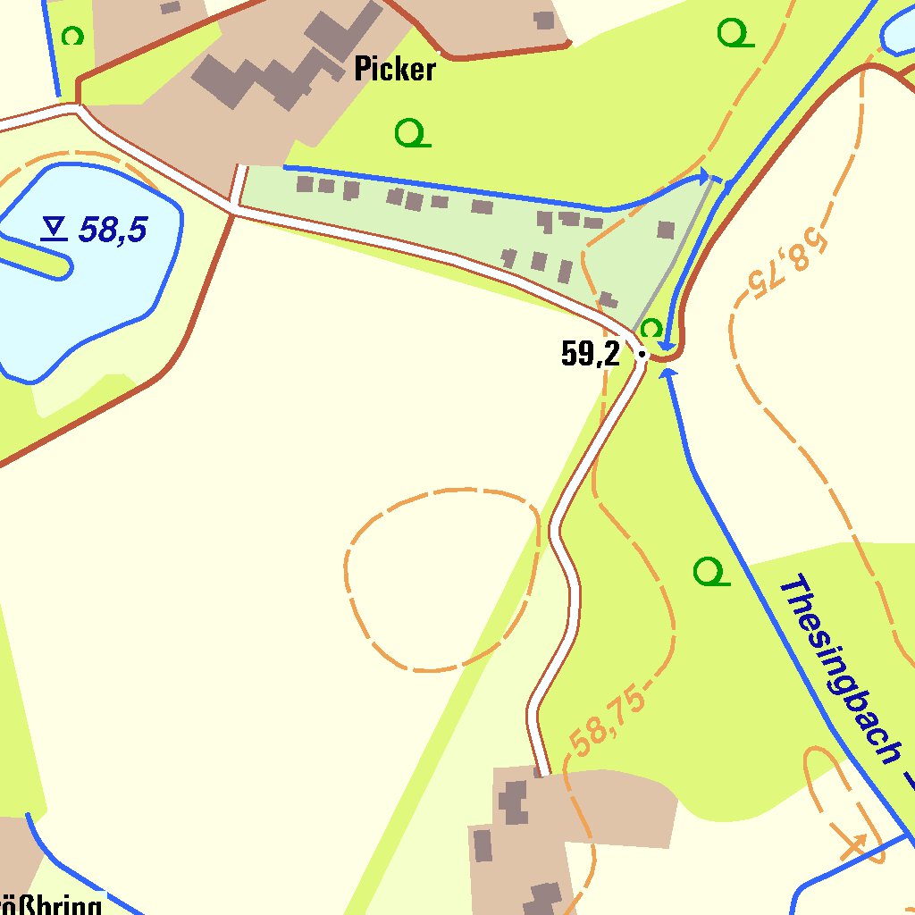Velen 6 (1:10,000) Map by Bezirksregierung Koln | Avenza Maps