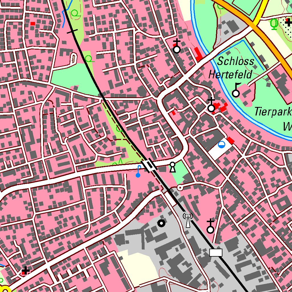 Weeze 1 (1:25,000) Map by Bezirksregierung Koln | Avenza Maps