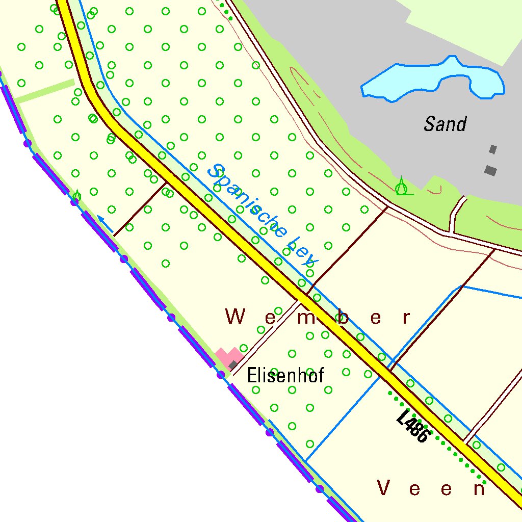 Weeze 3 (1:25,000) Map by Bezirksregierung Koln | Avenza Maps