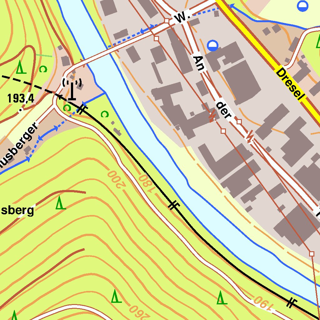 Werdohl 1 (1:10,000) Map by Bezirksregierung Koln | Avenza Maps