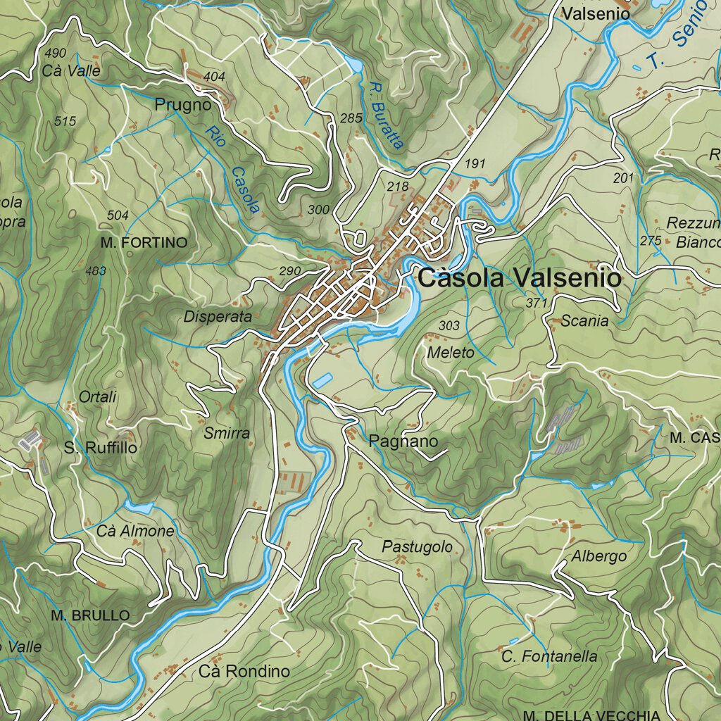 Villaggio della Salute Più - Mappa Cicloturistica Map by BIKEINBO srl ...