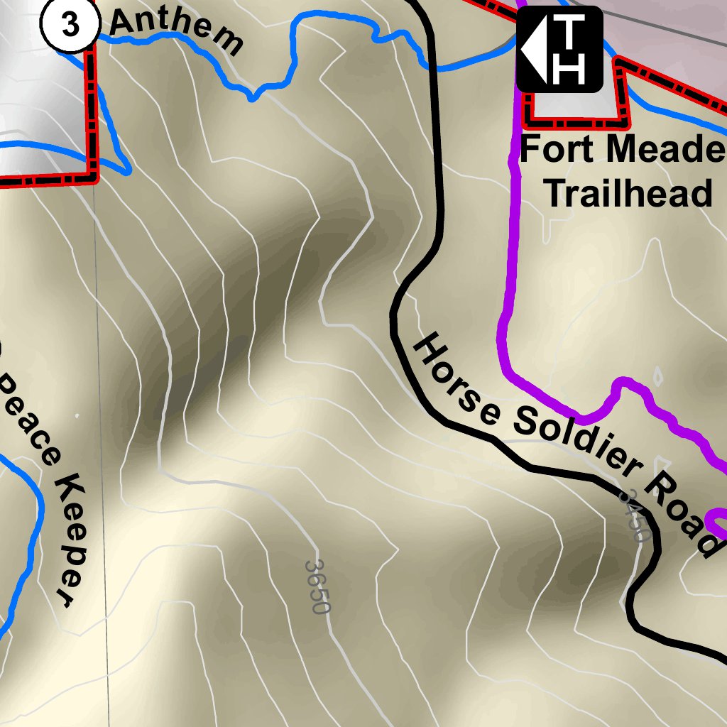 BLM MT/Dakotas Fort Meade Recreation Area Map by BLM - Montana/Dakotas ...