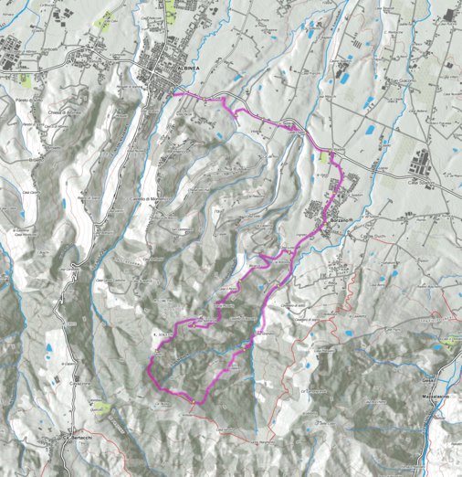 Albinea e l'anello di Ca del Vento Map by Boreal Mapping | Avenza Maps