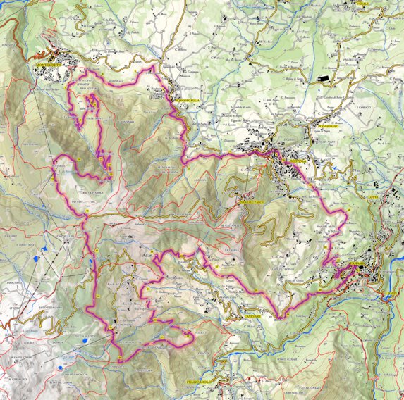 Anello del Cimone Map by Boreal Mapping | Avenza Maps