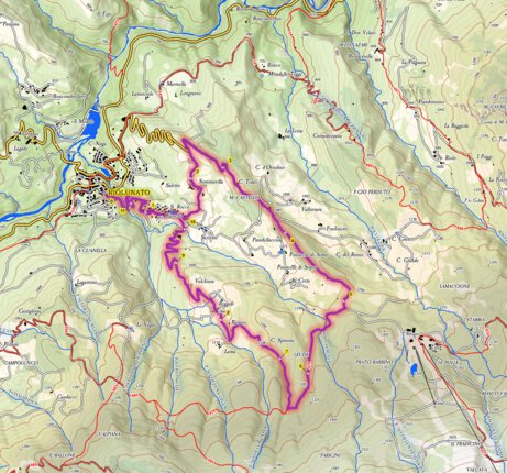 Anello di Riolunato - Leude Map by Boreal Mapping | Avenza Maps