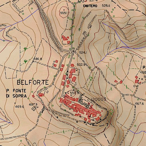 Belforte T10K Map by Boreal Mapping | Avenza Maps