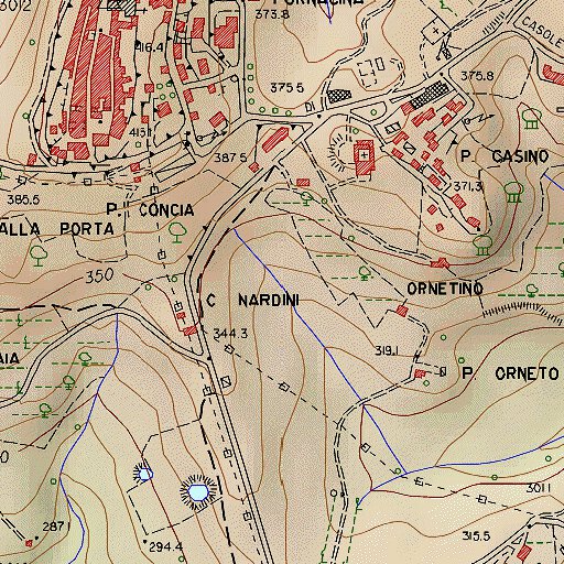 Casole d'Elsa T10K Map by Boreal Mapping | Avenza Maps