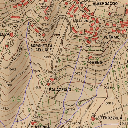 Castellina in Chianti T10K Map by Boreal Mapping | Avenza Maps