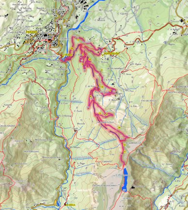 Crinale del Monticello Map by Boreal Mapping | Avenza Maps