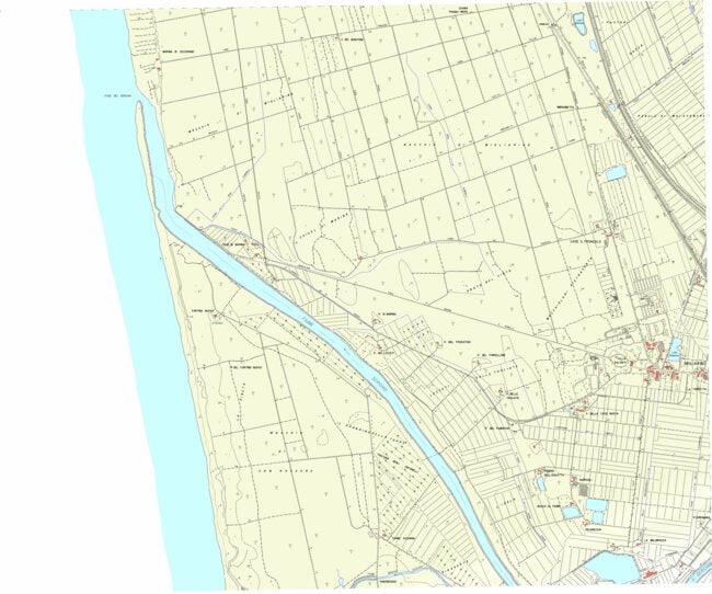 Foce del Serchio T10K Map by Boreal Mapping | Avenza Maps