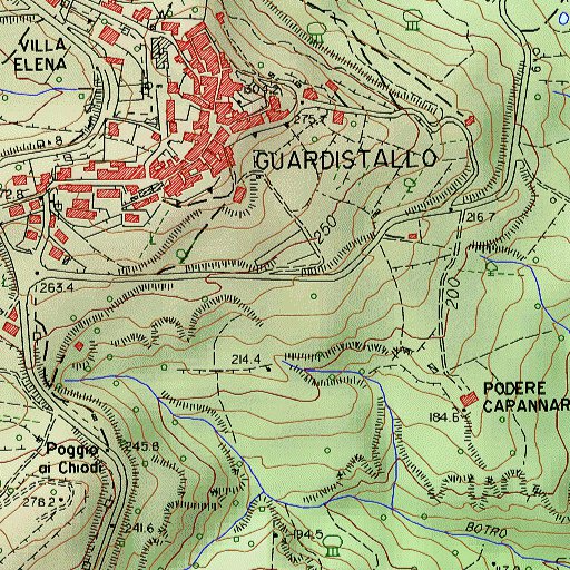 Guardistallo T10K Map by Boreal Mapping | Avenza Maps