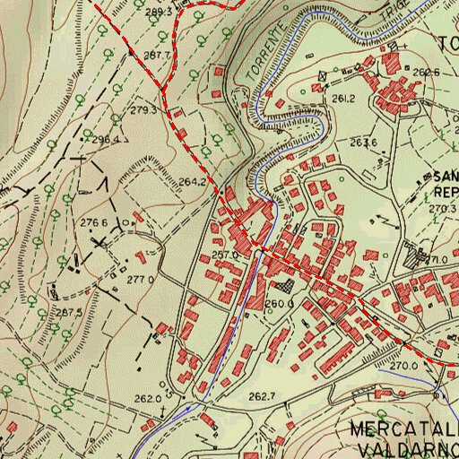 Mercatale Valdarno T10K Map by Boreal Mapping | Avenza Maps