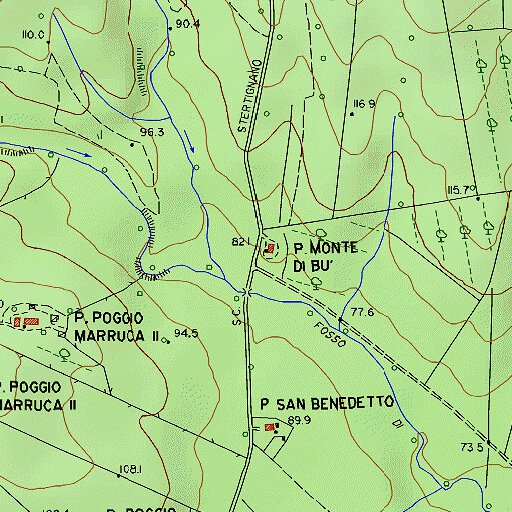 Monte Rosaio T10K Map by Boreal Mapping | Avenza Maps