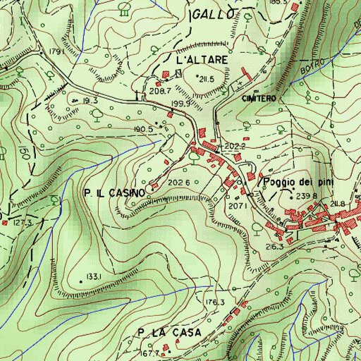 Montefoscoli T10K Map by Boreal Mapping | Avenza Maps