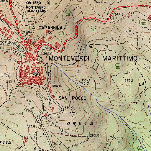 Monteverdi Marittimo T10K Map by Boreal Mapping | Avenza Maps