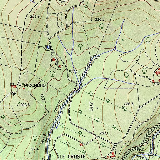 Poggio Barbone T10K Map by Boreal Mapping | Avenza Maps