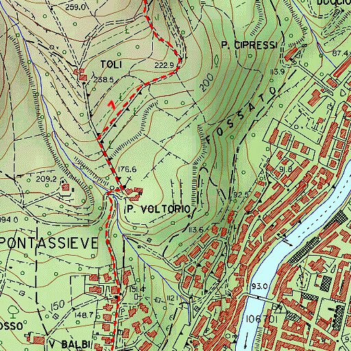 Pontassieve T10K Map by Boreal Mapping | Avenza Maps