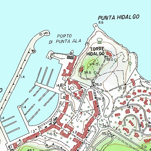 Punta Ala Porto T10K Map by Boreal Mapping | Avenza Maps