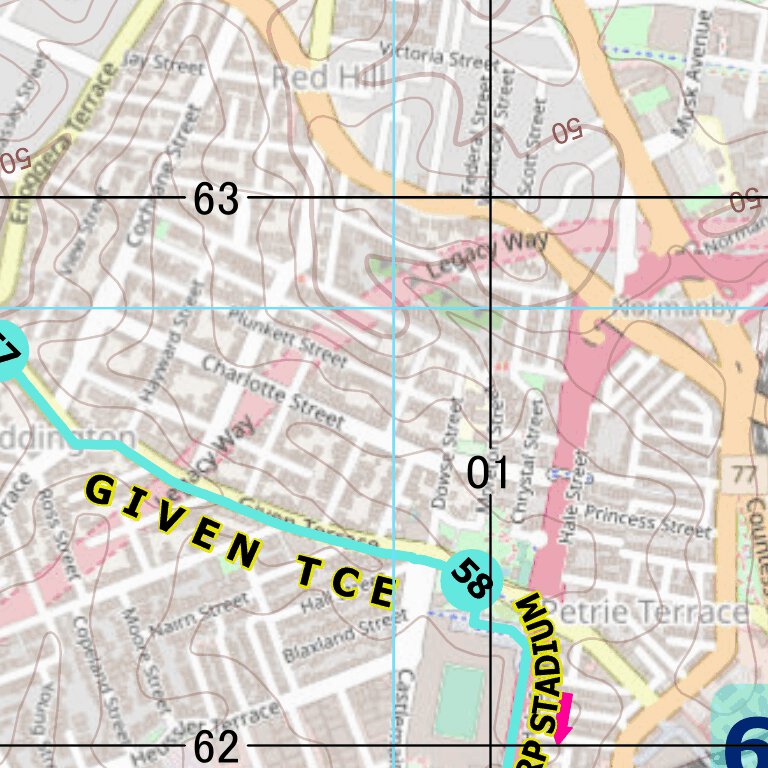 Brisbane Trail Ultra 60km - Leg 4 Map by Brisbane Trail Ultra | Avenza Maps