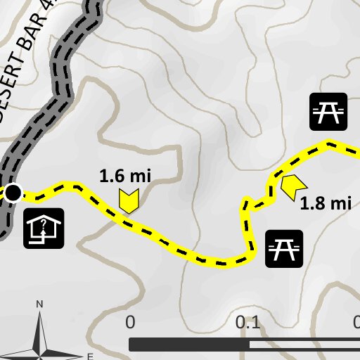 Buckskin Mountain State Park Trail Map by Buckskin Mountain State Park ...