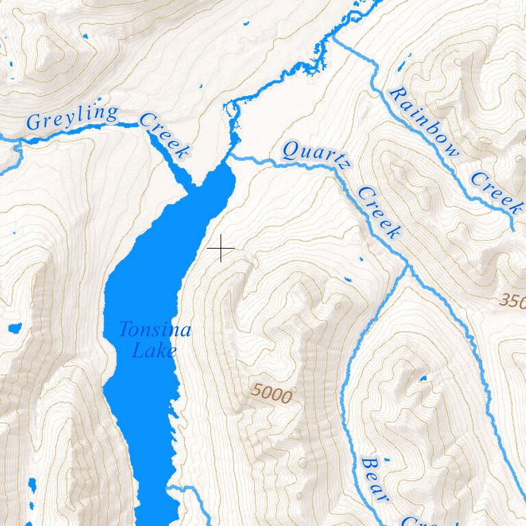 Alaska GMU 13: Tiekel Corridor - Federal Subsistence Hunt Map by Bureau ...