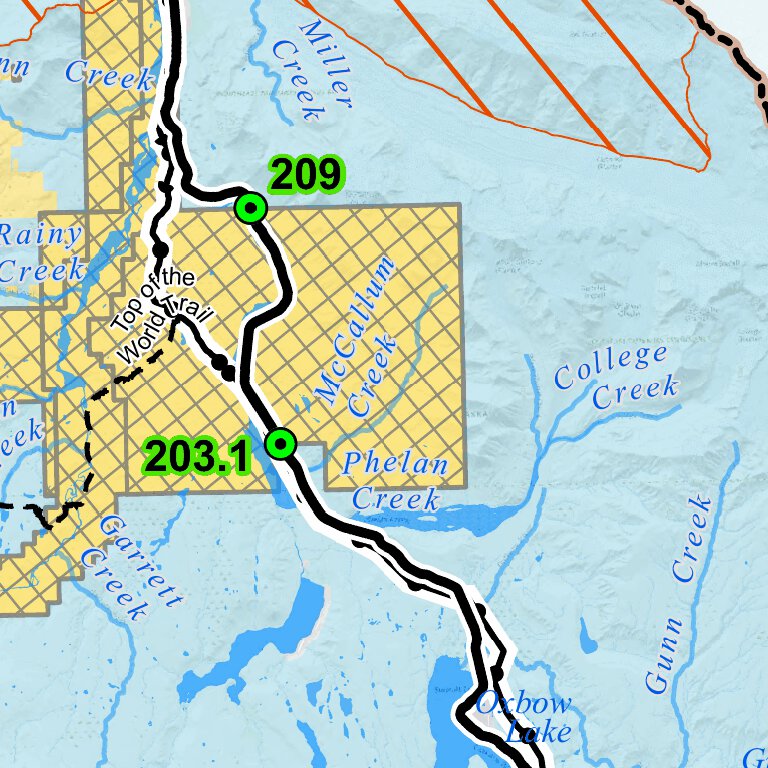 Alaska GMU 13B: BLM Lands Closed to State Moose Hunt 2024 Map by Bureau ...