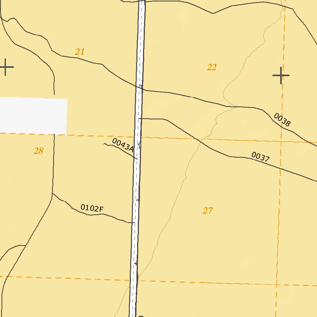 BLM Arizona La Posa Access Guide Map 2 of 4 (TRV2002-02-01) by Bureau ...