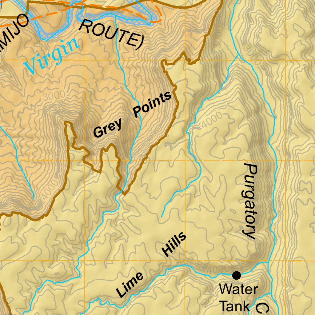BLM Arizona St. George Basin Access Guide (TRV2003-01-01) Map by Bureau ...