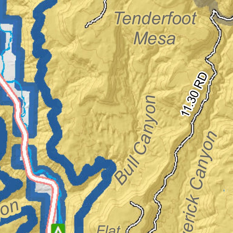 Dolores River Special Recreation Management Area Map by Bureau of Land ...