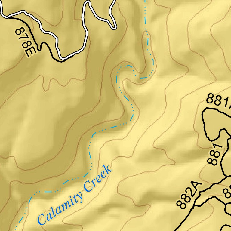 Gateway Extensive Recreation Management Area – Outlaw Map by Bureau of ...