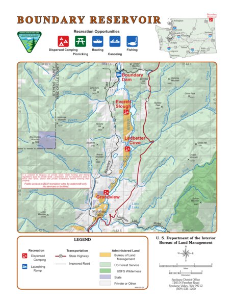 Boundary Reservoir Map by Bureau of Land Management - Oregon | Avenza Maps