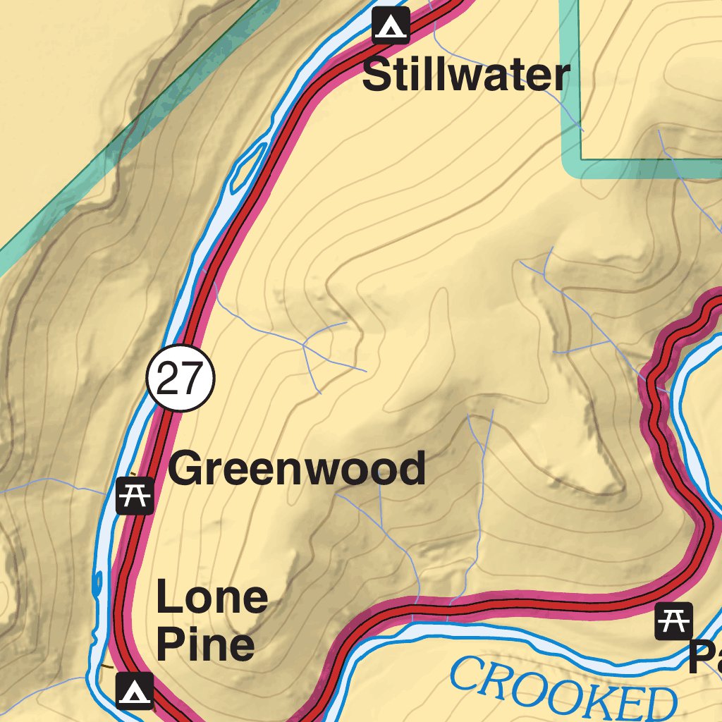 Crooked Wild and Scenic River, Segment B Map by Bureau of Land ...