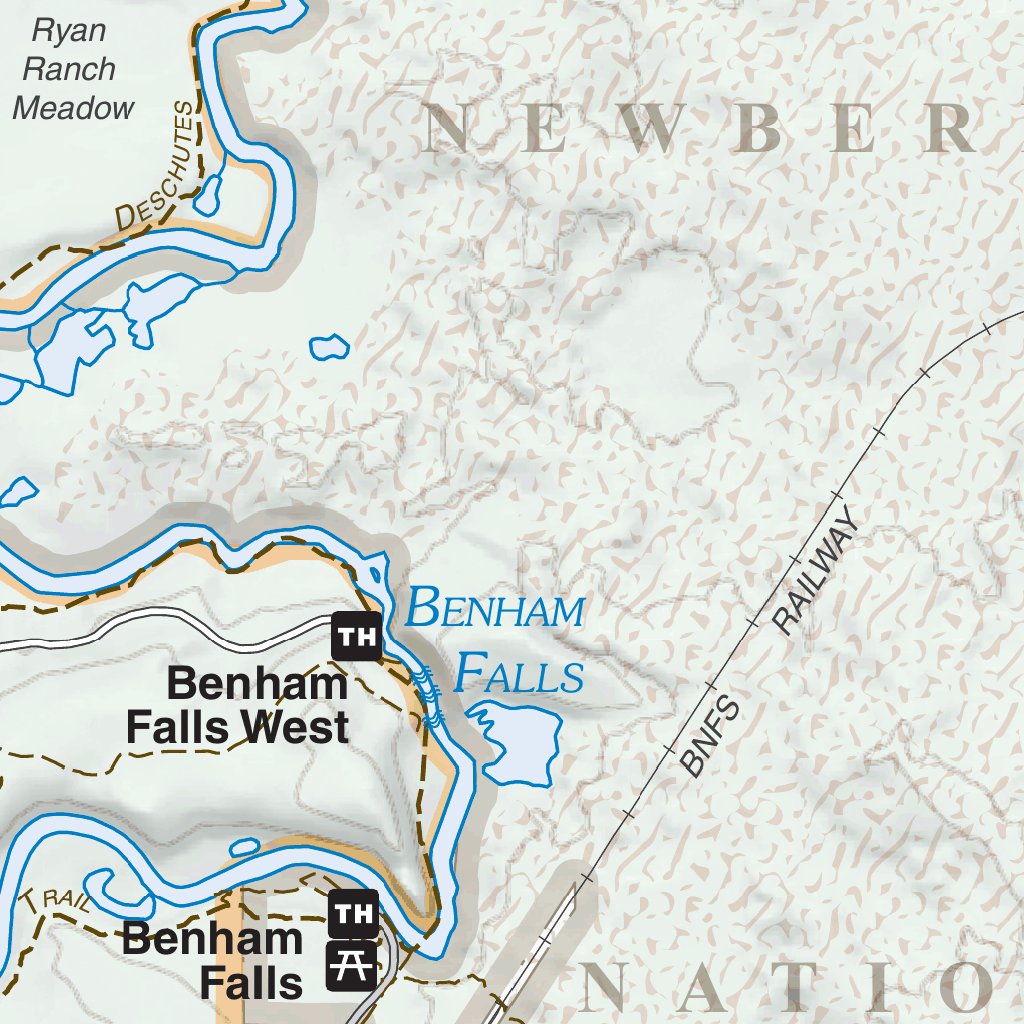 Deschutes Wild and Scenic River, Wickiup to Bend Map by Bureau of Land ...