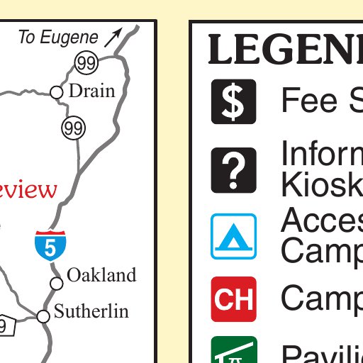 Eagleview Recreation Site Map by Bureau of Land Management - Oregon ...
