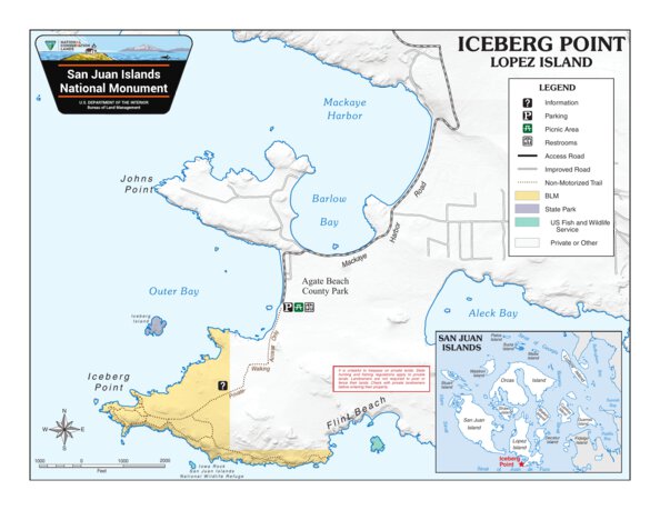 Iceberg Point Map by Bureau of Land Management - Oregon | Avenza Maps