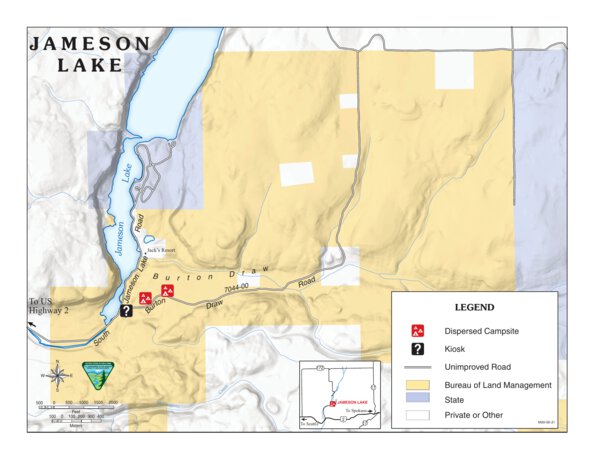 Jameson Lake Map by Bureau of Land Management - Oregon | Avenza Maps
